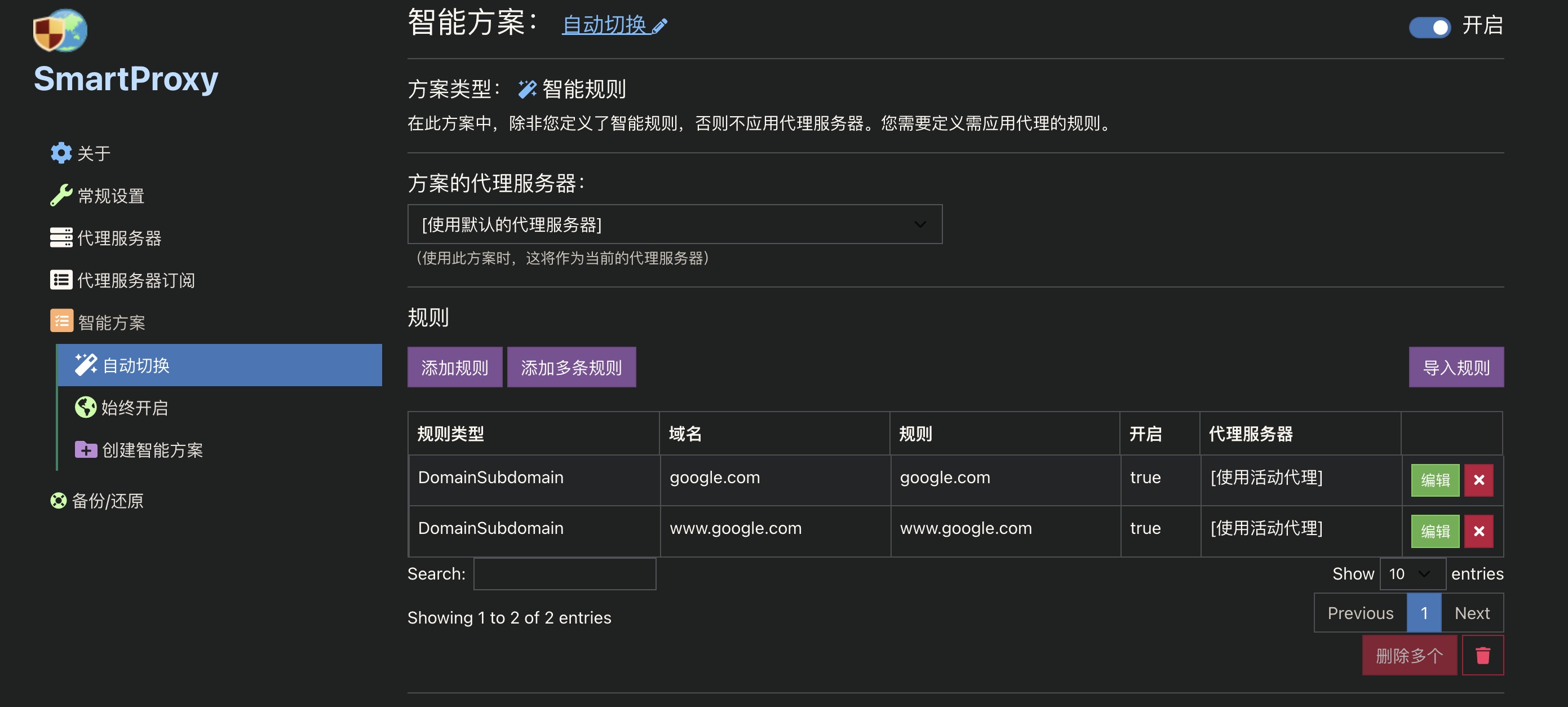️ SmartProxy： 一款优秀的浏览器科学工具，一键开眼看世界！ - 胡萝虎的博客