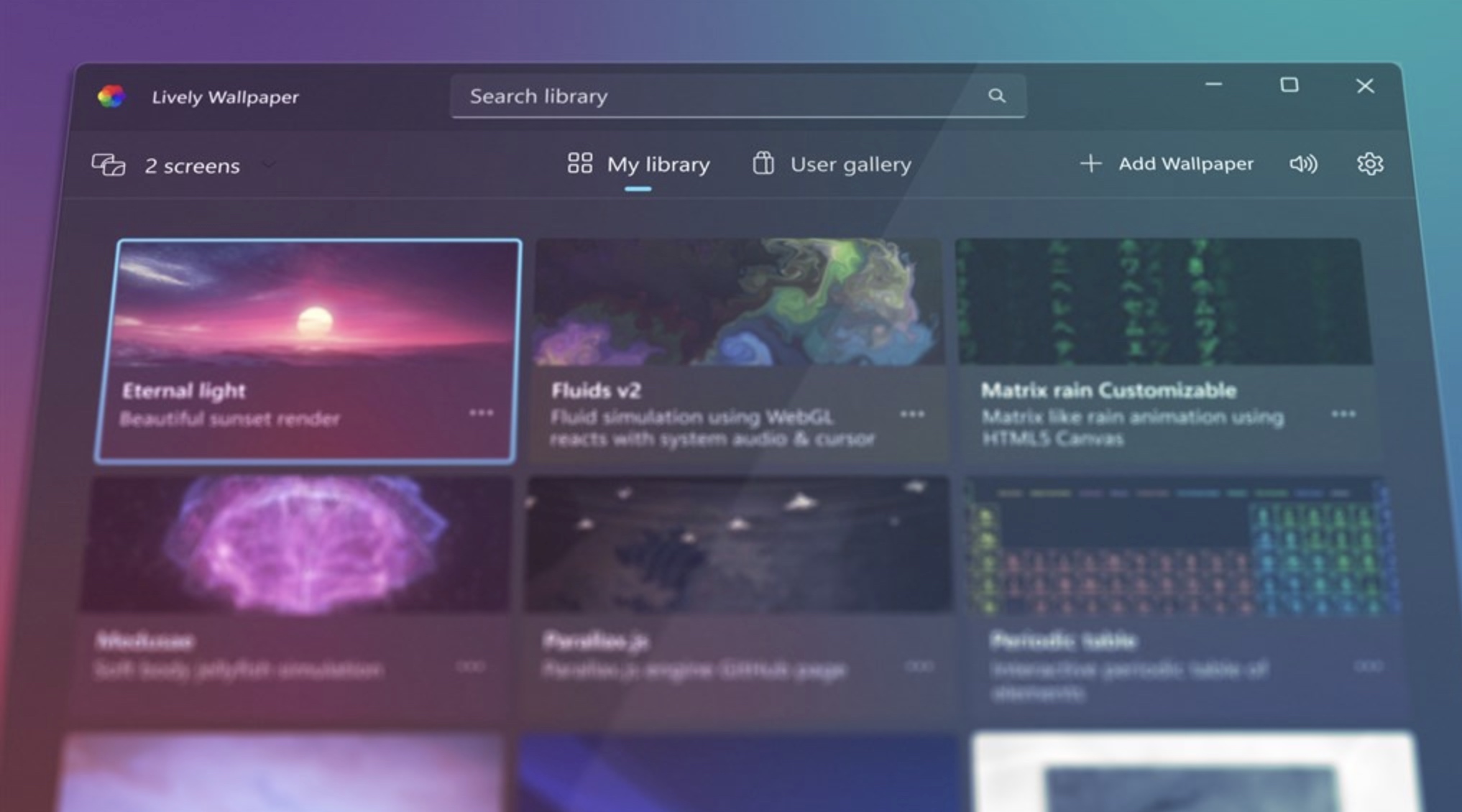 💻 Lively：一款让Windows桌面也能玩出花的壁纸与屏保工具！ | 胡萝虎的博客