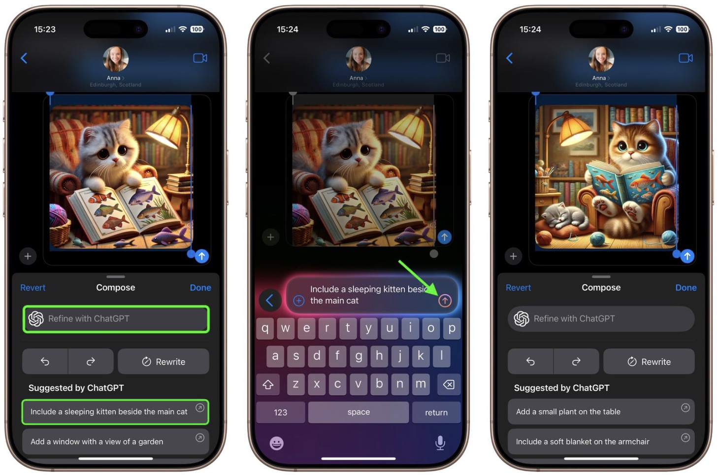 🤖 在 iPhone 信息应用中使用 DALL·E 生成图片 | 胡萝虎的博客