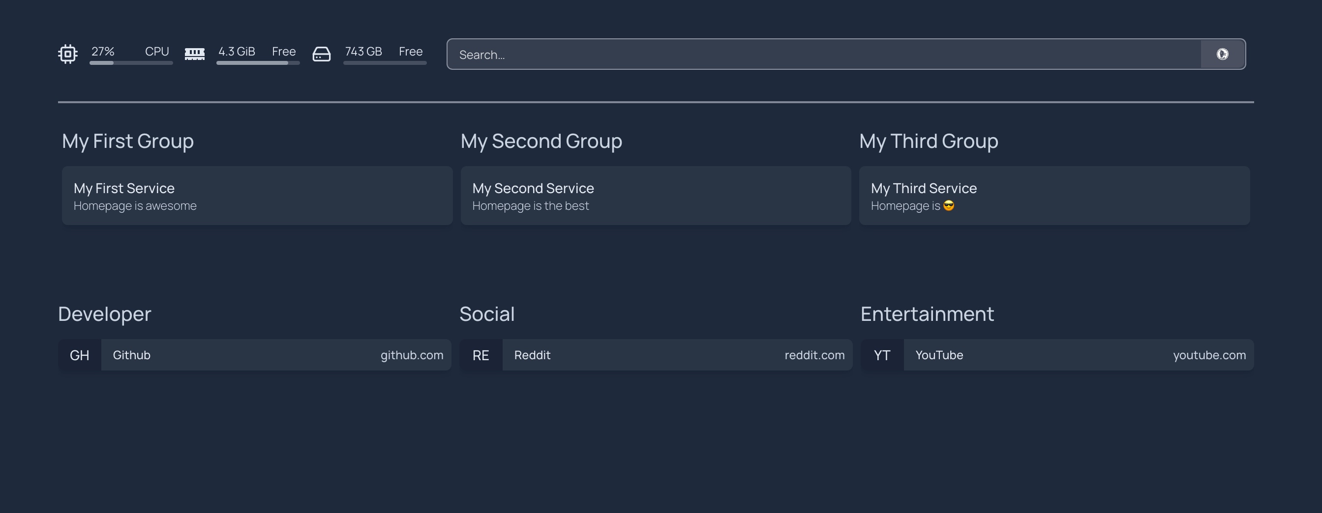 🕊️ NAS必备：使用Docker安装导航页应用homepage | 胡萝虎的博客