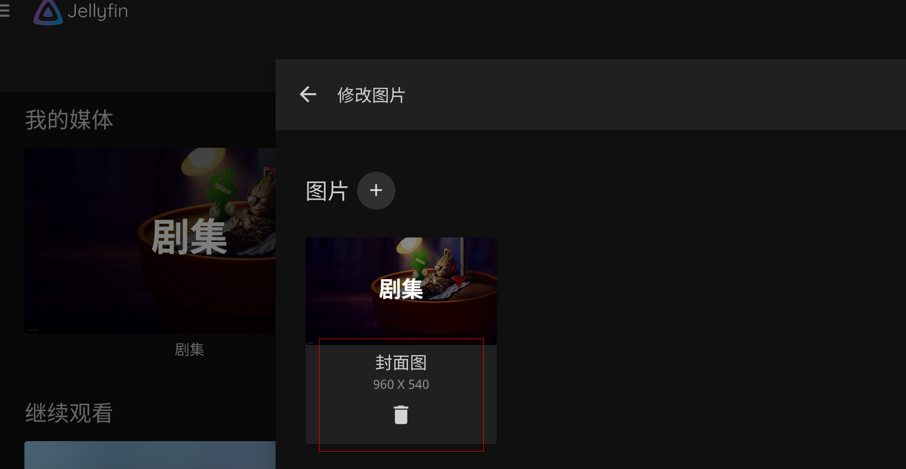 Jellyfin媒体封面显示方块的解决方法 | 胡萝虎的博客