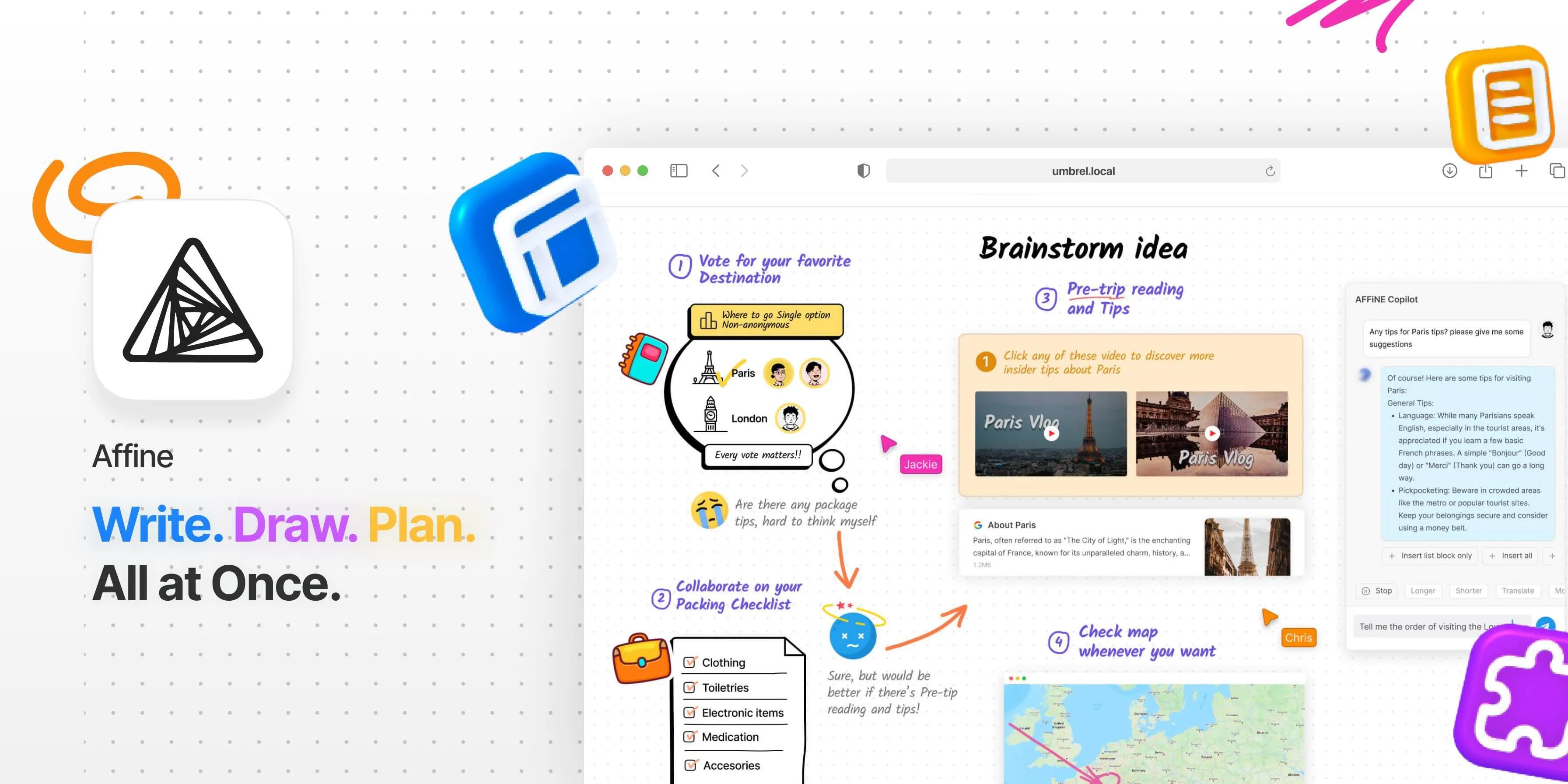 📒 AFFiNE：一款媲美Notion的开源知识库APP，写写画画做计划，都支持！ - 胡萝虎的博客