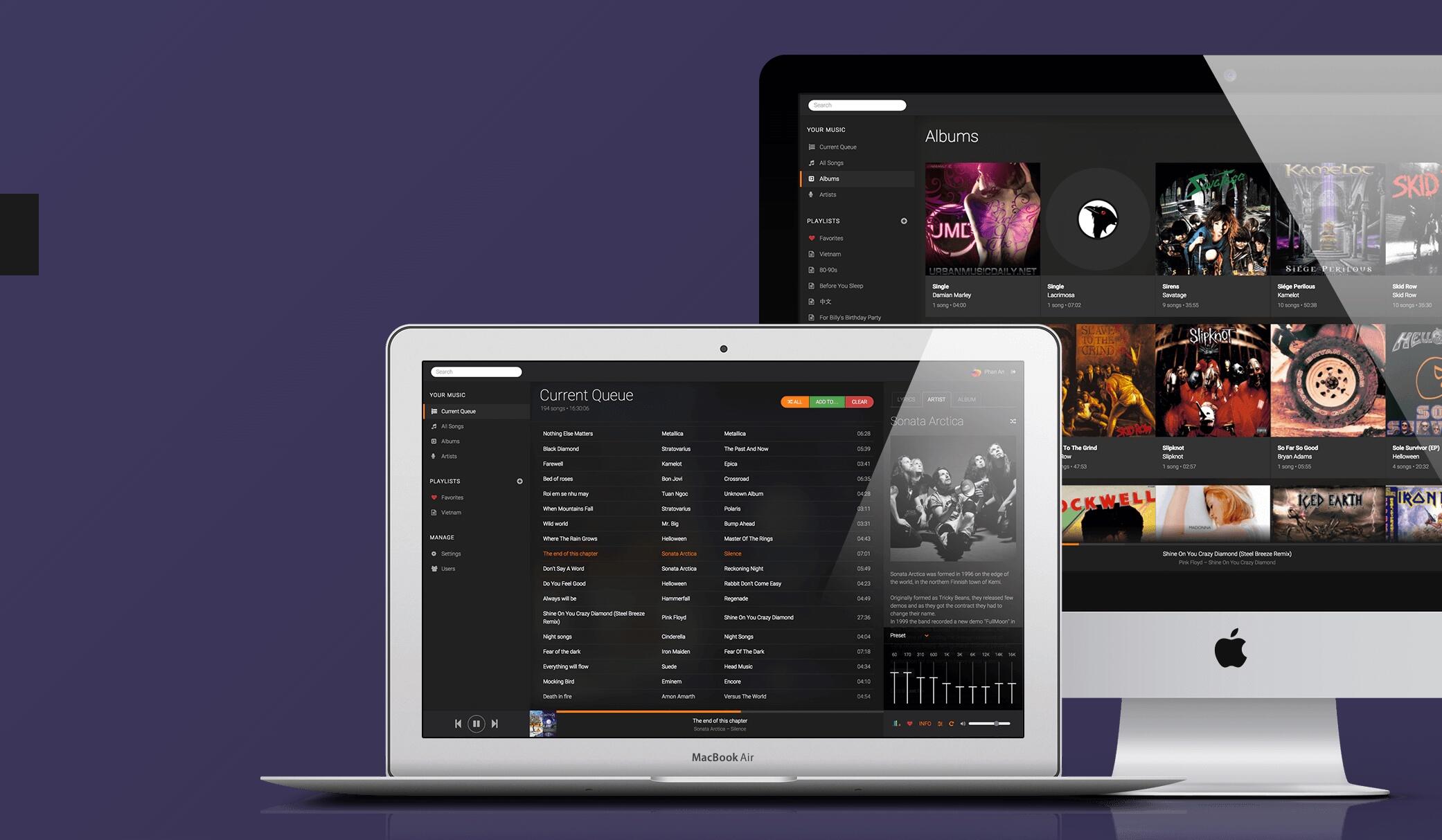 🎸 Koel：一款颜值超赞的音乐流媒体服务器，NAS必备，配合App使用更佳！ | 胡萝虎的博客